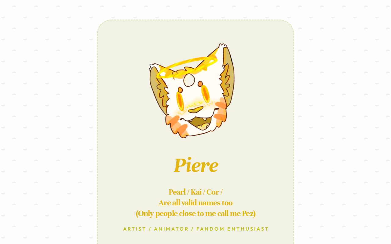 Piere's Paradise Carrd